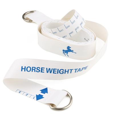 China Wintape PVC Fiberglass Horse Weight Measuring Tape 2.5M Metric Centimeter Kilogram Equine Measure for sale