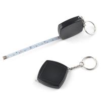 China 2 Meter 6ft Personalised Sewing Tape Measure Dual Scale Mini Keychain Tape for sale