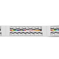 China Self Adhesive Medical Paper Wound Measuring Tape 10cm 4inch for Nurse Patients for sale