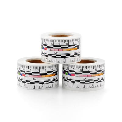 China Self Adhesive Medical Paper Wound Measuring Tape 10cm 4inch for Nurse Patients for sale