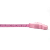 China Wintape Pink Retractable Body Measuring Tape 1.5m 60inch PVC Fiberglass for Weight Loss Fitness for sale