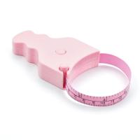 China Wintape Pink Retractable Body Measuring Tape 1.5m 60inch PVC Fiberglass for Weight Loss Fitness for sale