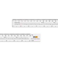 China Disposable Paper Wound Measuring Ruler 18cm 7inch for Pressure Sores Wound Measurement for sale