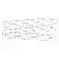 China Disposable Paper Wound Measuring Ruler 18cm 7inch for Pressure Sores Wound Measurement for sale