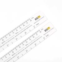 China Disposable Paper Wound Measuring Ruler 18cm 7inch for Pressure Sores Wound Measurement for sale