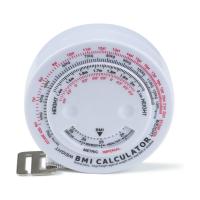 China 150cm Retractable BMI Body Mass Index Tape Measure for Body Fitness Weight Loss Measurement for sale
