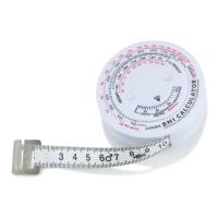 China 150cm Retractable BMI Body Mass Index Tape Measure for Body Fitness Weight Loss Measurement for sale