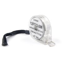 China 12ft 3.6m Outside Diameter Tape Measure Imperial Metric For Cylindrical Objects for sale
