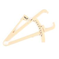 China Metric Body Fat Caliper with Skinfold Measurement Chart for Fitness Testing 16.8cm for sale
