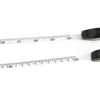 China 1.5M Handcraft Pocket Black Tape Measure Auto Retract With Plastic Tab for sale