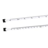 China 1.5M Handcraft Pocket Black Tape Measure Auto Retract With Plastic Tab for sale