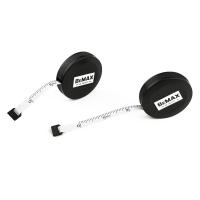 China 1.5M Handcraft Pocket Black Tape Measure Auto Retract With Plastic Tab for sale