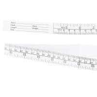 China Disposable Paper Measuring Tape 1m 40inch for Baby Head Circumference Medical Use for sale