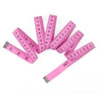 China Wintape 3m Pink Soft Vinyl Measuring Tape Dual Scale 120inch Body Measurement Sewing for sale