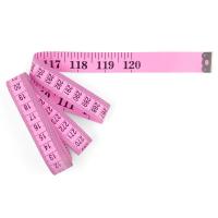 China Wintape 3m Pink Soft Vinyl Measuring Tape Dual Scale 120inch Body Measurement Sewing for sale