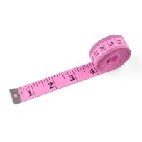 China Wintape 3m Pink Soft Vinyl Measuring Tape Dual Scale 120inch Body Measurement Sewing for sale