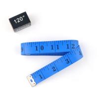 China Soft Flexible 120 Inch Measuring Tape Blue Body Weight Loss Cloth Tape Measure 300cm for sale