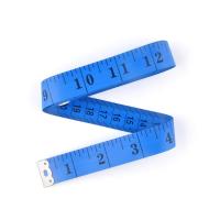 China Soft Flexible 120 Inch Measuring Tape Blue Body Weight Loss Cloth Tape Measure 300cm for sale