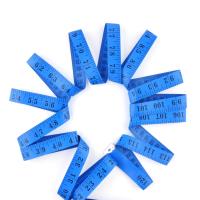 China Soft Flexible 120 Inch Measuring Tape Blue Body Weight Loss Cloth Tape Measure 300cm for sale