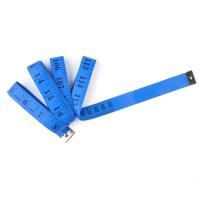 China Soft Flexible 120 Inch Measuring Tape Blue Body Weight Loss Cloth Tape Measure 300cm for sale