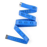China Soft Flexible 120 Inch Measuring Tape Blue Body Weight Loss Cloth Tape Measure 300cm for sale