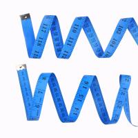 China Soft Flexible 120 Inch Measuring Tape Blue Body Weight Loss Cloth Tape Measure 300cm for sale