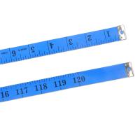 China Soft Flexible 120 Inch Measuring Tape Blue Body Weight Loss Cloth Tape Measure 300cm for sale