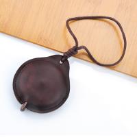 China PU Leather Retractable Tape Measure 150cm 60inch Dual Sided cm and inch for Sewing Handicraft for sale
