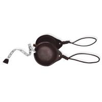 China PU Leather Retractable Tape Measure 150cm 60inch Dual Sided cm and inch for Sewing Handicraft for sale