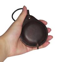 China PU Leather Retractable Tape Measure 150cm 60inch Dual Sided cm and inch for Sewing Handicraft for sale