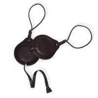 China PU Leather Retractable Tape Measure 150cm 60inch Dual Sided cm and inch for Sewing Handicraft for sale