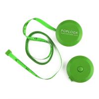 China Custom Bright Green Mini 60 Inch Retractable Body Measuring Tape Flexible Plastic Parts for sale