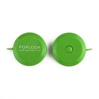 China Custom Bright Green Mini 60 Inch Retractable Body Measuring Tape Flexible Plastic Parts for sale