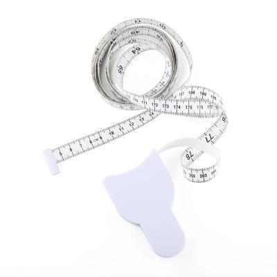 China White Case Body Tape Measure 80 Inches 2 Meters Dual Scale for Waist Arm Leg Measurement for sale