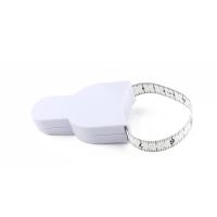 China White Case Body Tape Measure 80 Inches 2 Meters Dual Scale for Waist Arm Leg Measurement for sale