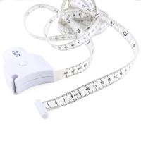 China White Case Body Tape Measure 80 Inches 2 Meters Dual Scale for Waist Arm Leg Measurement for sale