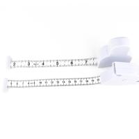 China White Case Body Tape Measure 80 Inches 2 Meters Dual Scale for Waist Arm Leg Measurement for sale