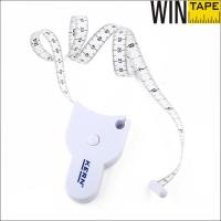 China White Case Body Tape Measure 80 Inches 2 Meters Dual Scale for Waist Arm Leg Measurement for sale