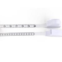 China White Case Body Tape Measure 80 Inches 2 Meters Dual Scale for Waist Arm Leg Measurement for sale