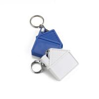 China 1m 2m Steel Tape Measure House Shaped Compact Size With Keychain for sale