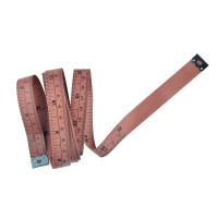 China Chocolate Colored 150cm 60inch Tape Measure Dual Scale Soft Flexible Sewing Measuring Tool for sale