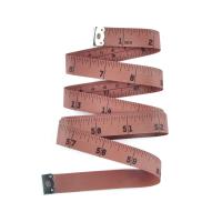China Chocolate Colored 150cm 60inch Tape Measure Dual Scale Soft Flexible Sewing Measuring Tool for sale