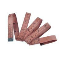China Chocolate Colored 150cm 60inch Tape Measure Dual Scale Soft Flexible Sewing Measuring Tool for sale