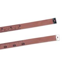 China Chocolate Colored 150cm 60inch Tape Measure Dual Scale Soft Flexible Sewing Measuring Tool for sale