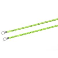 China Wintape 80 Inches 2m Mini Steel Tape Measure Transparent ABS Plastic Casing Green with Keychain for sale