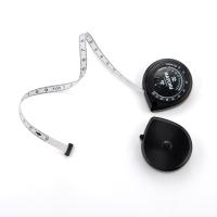 China Wintape 1.5m Black Compact BMI Measuring Tape for Body Fitness Monitoring 150cm for sale