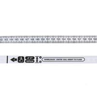 China 3m Fiberglass Dartboard Height Measuring Tape with Dual Scale Custom Printing for sale