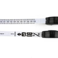 China 3m Fiberglass Dartboard Height Measuring Tape with Dual Scale Custom Printing for sale