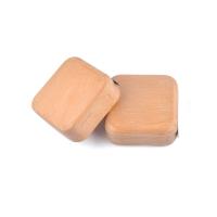 China 2m 6ft Steel Tape Measure With Square Solid Wood Casing Case for sale