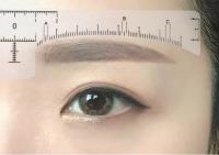 China Disposable Eyebrow Measuring Ruler 18x2.2cm for Quick Mapping Shaping Brows Waxing Tattoo for sale